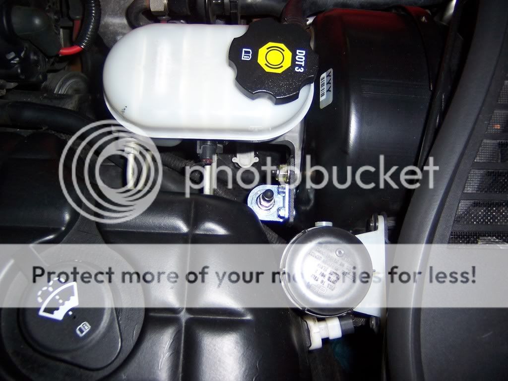 In process of installing TPE remote clutch bleeder w/o drive train ...